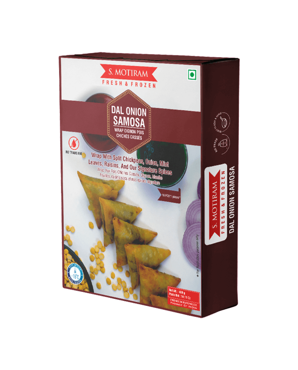 Dal Onion Samosa